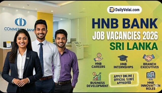 HNB Bank Vacancies 2026: Apply Online for Internships & Sales Associate ...